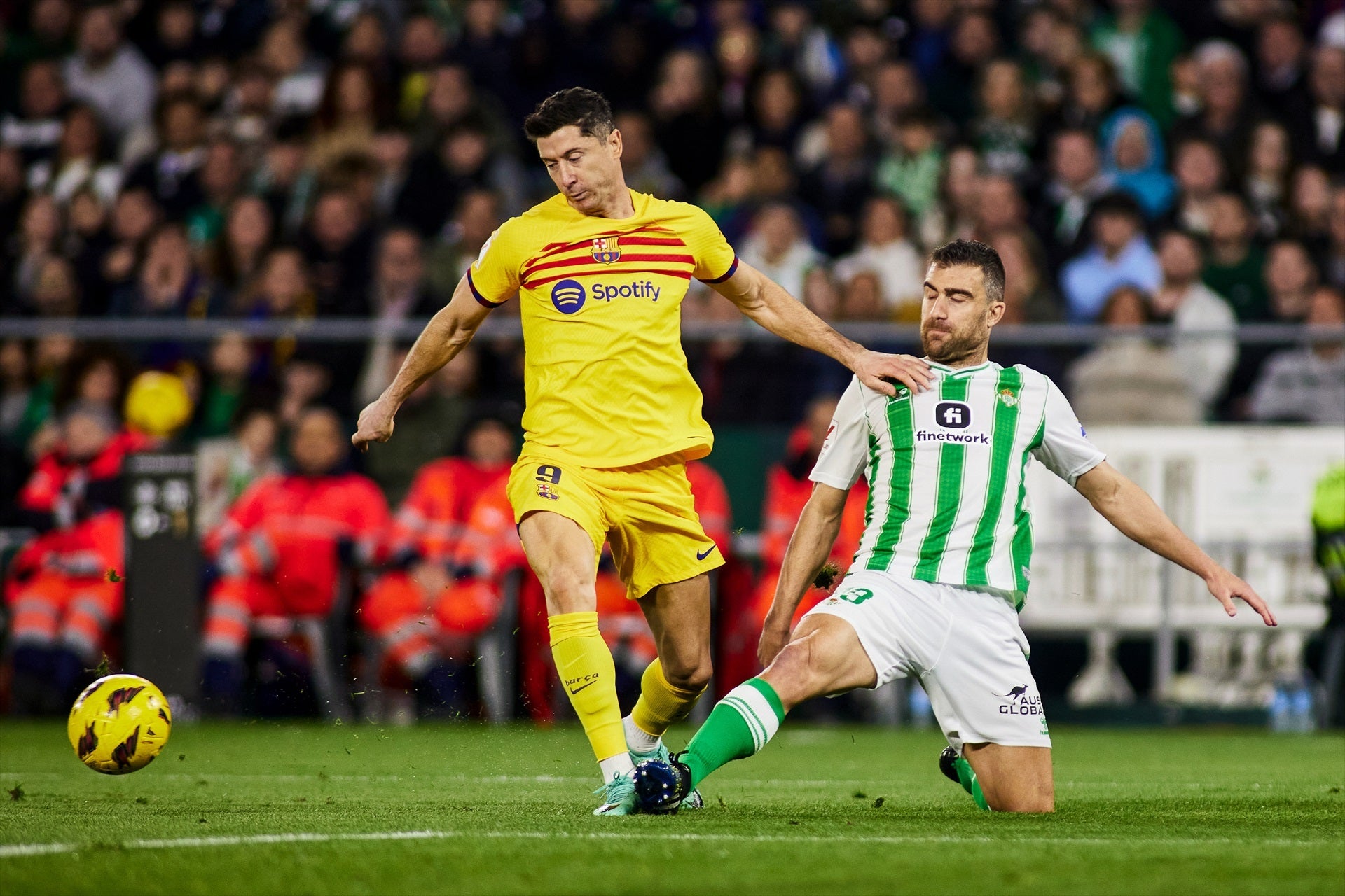 Lewandowski, el gran assenyalat del Betis-Barça