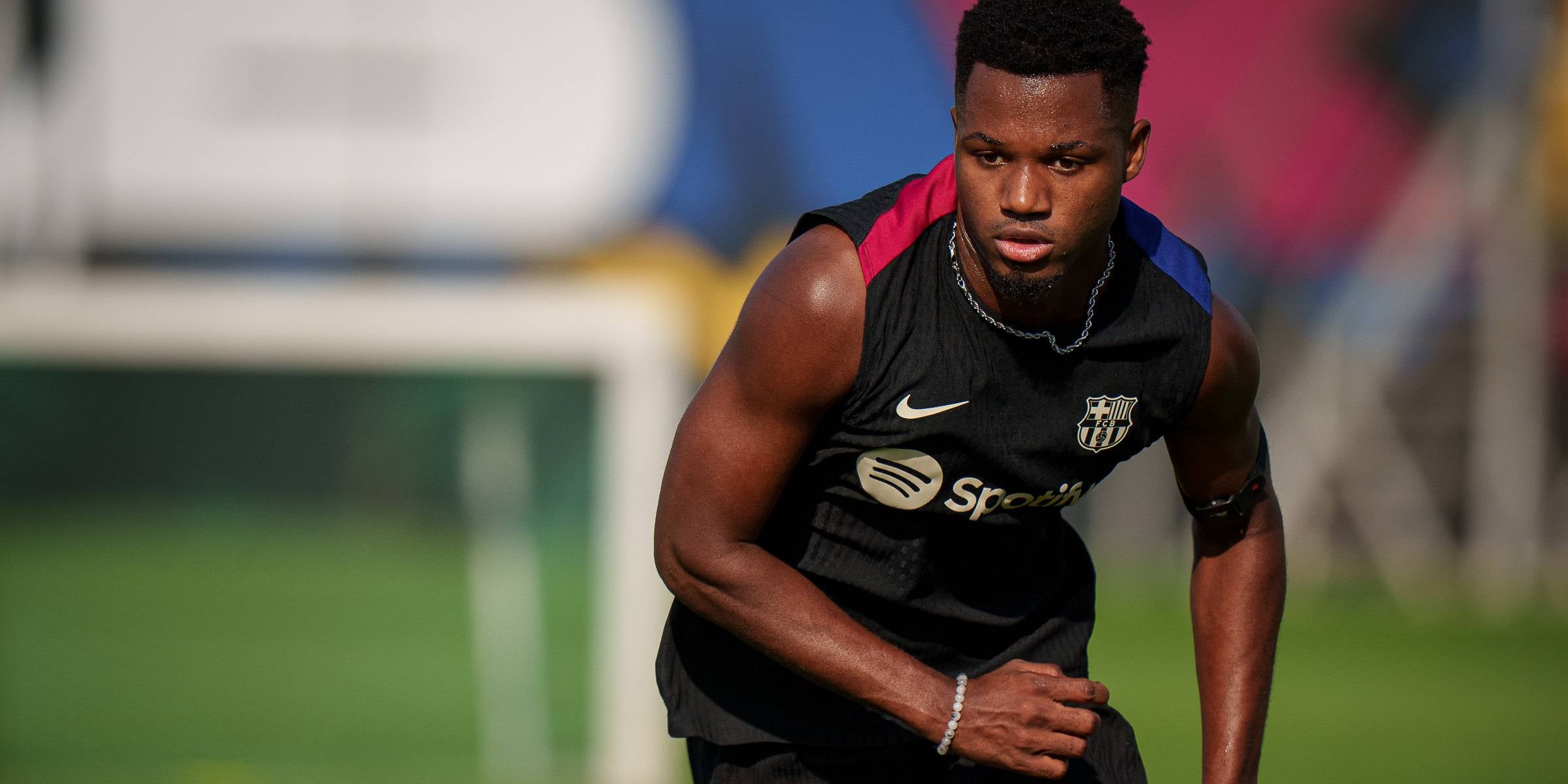 Ansu Fati vuelve a los entrenamientos