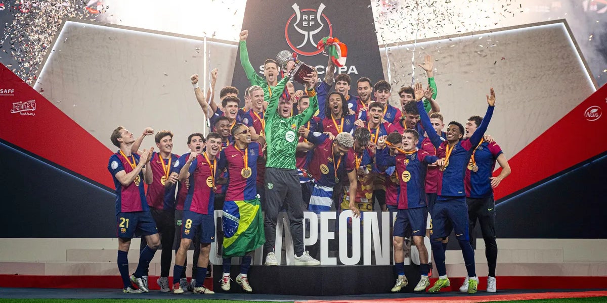 El Barça consigue su primer triplete doméstico